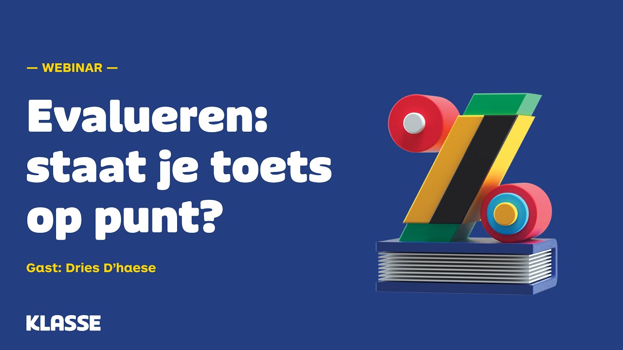 Webinar evalueren: staat je toets op punt? - YouTube