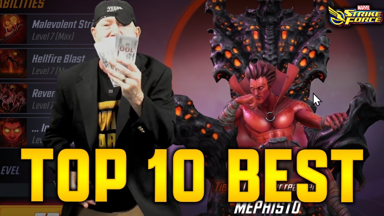 TOP 10 CHARACTERS - SEPT 2024 - MARVEL Strike Force - MSF - YouTube