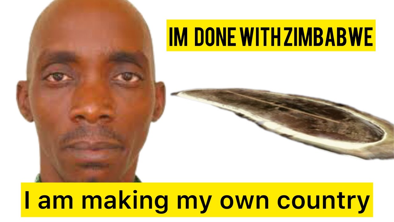 AMAZING! Zimbabwean man makes his own Zimbabwe in the sea - YouTube