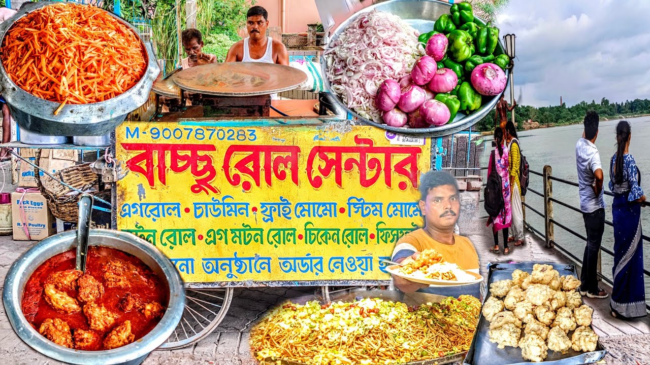 Kolkata Style Chowmin Making At Chandannagar | Price ₹35/- Only With ...