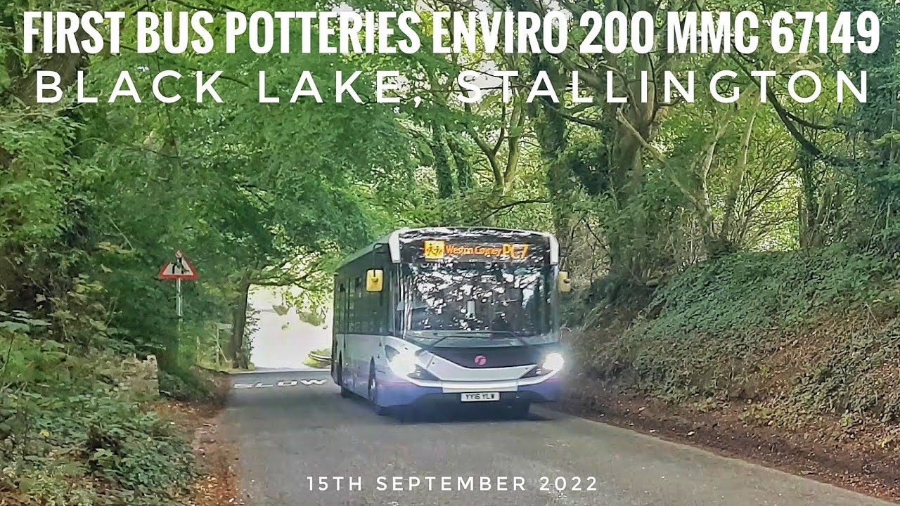 FIRST BUS POTTERIES ENVIRO 200 MMC, BLACK LAKE, STALLINGTON, 15.9.2022 ...