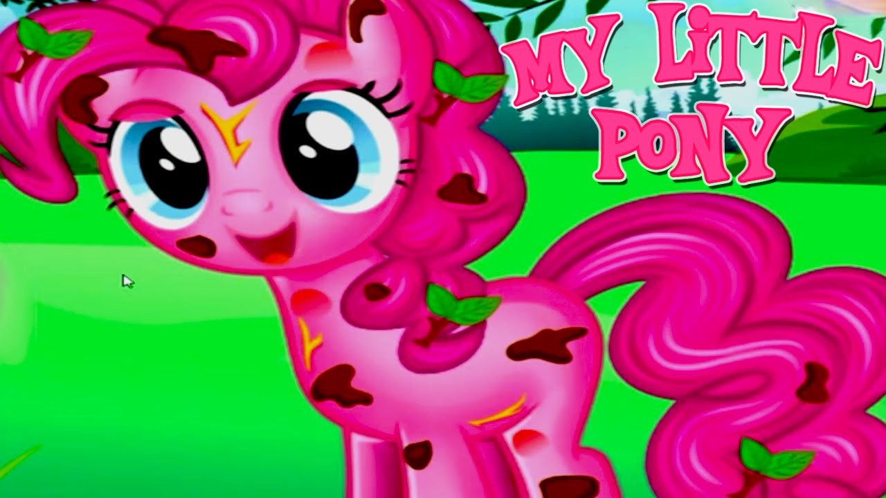 My Little Pony Pinkie Messy Cleaning Makeover Game - YouTube