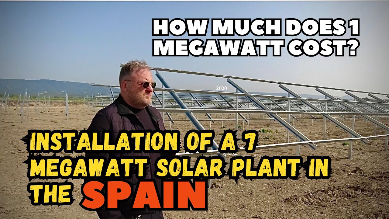 How much does 1 megawatt of solar plant cost? - YouTube