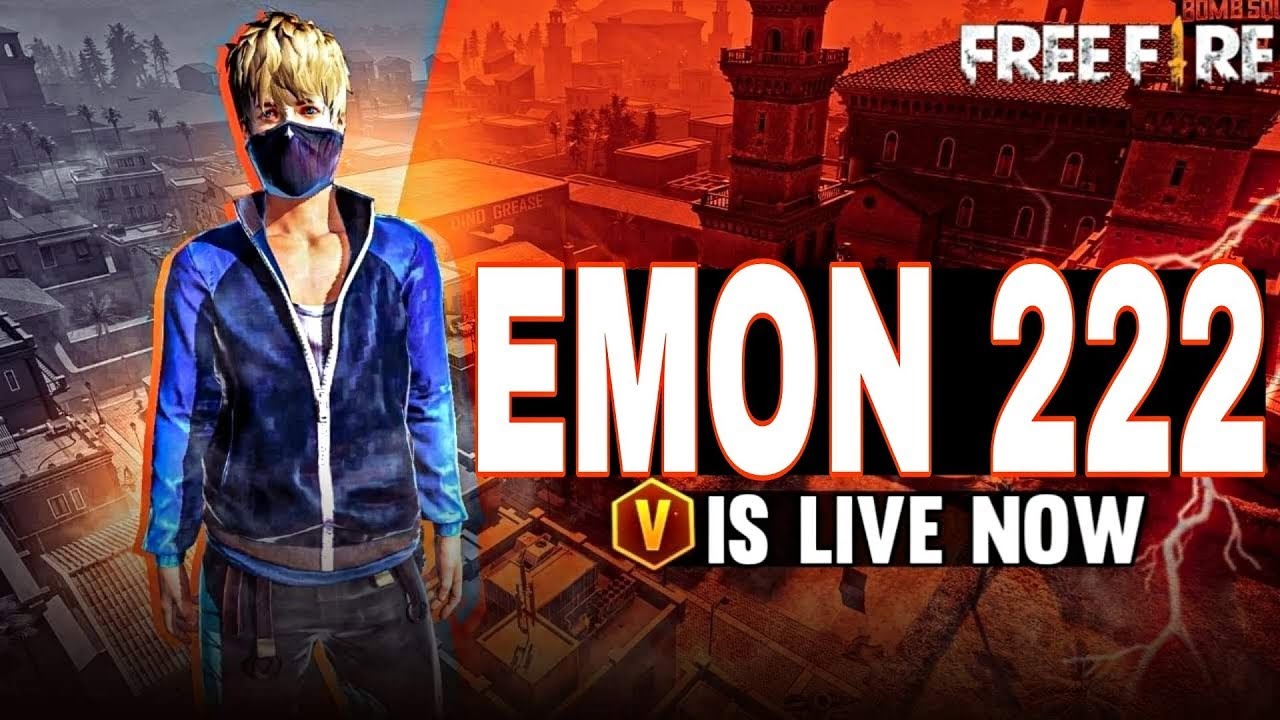 EMON 222 IS LIVE🛑 | LIVE ROAD TO GRANDMASTER | GARENA FREE FIRE LIVE - YouTube