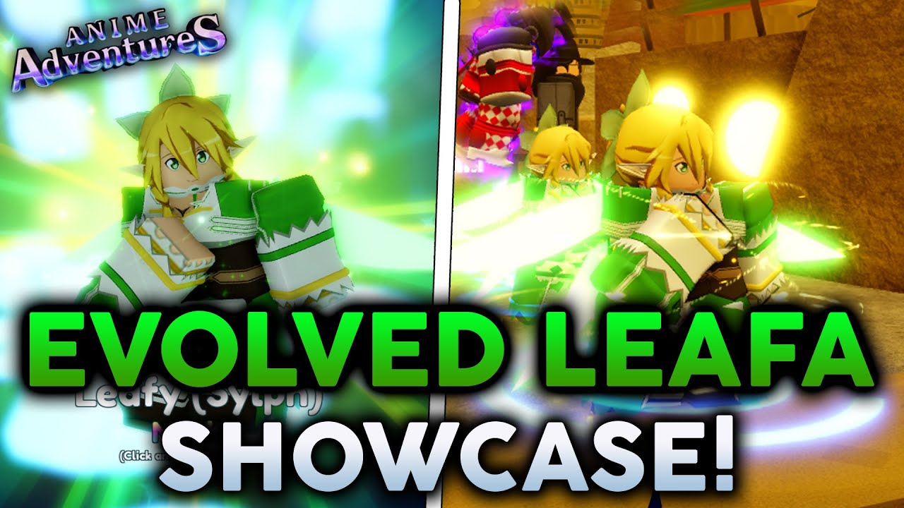 LEVEL 100 EVOLVED LEAFA (SYLPH) SHOWCASE! | Anime Adventures (ROBLOX ...