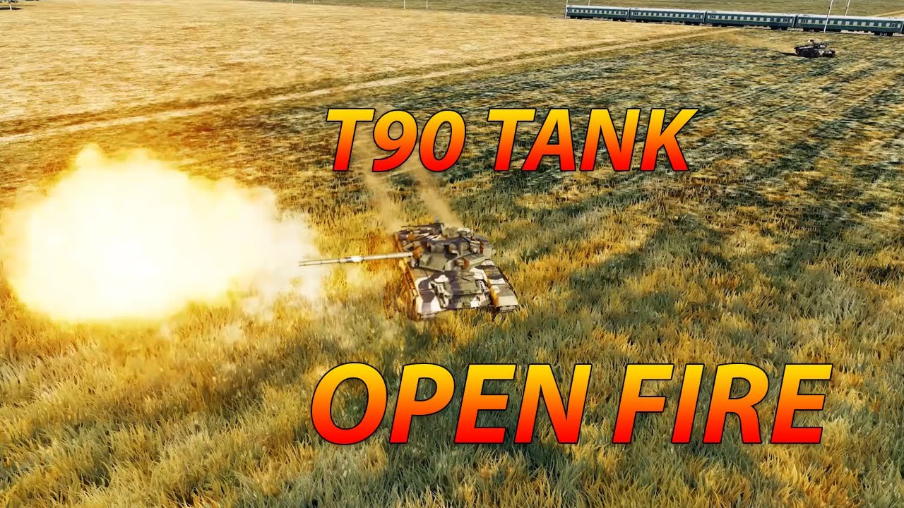 Russia T90 tanks attack on ATGM HMMWV - DCS World - YouTube