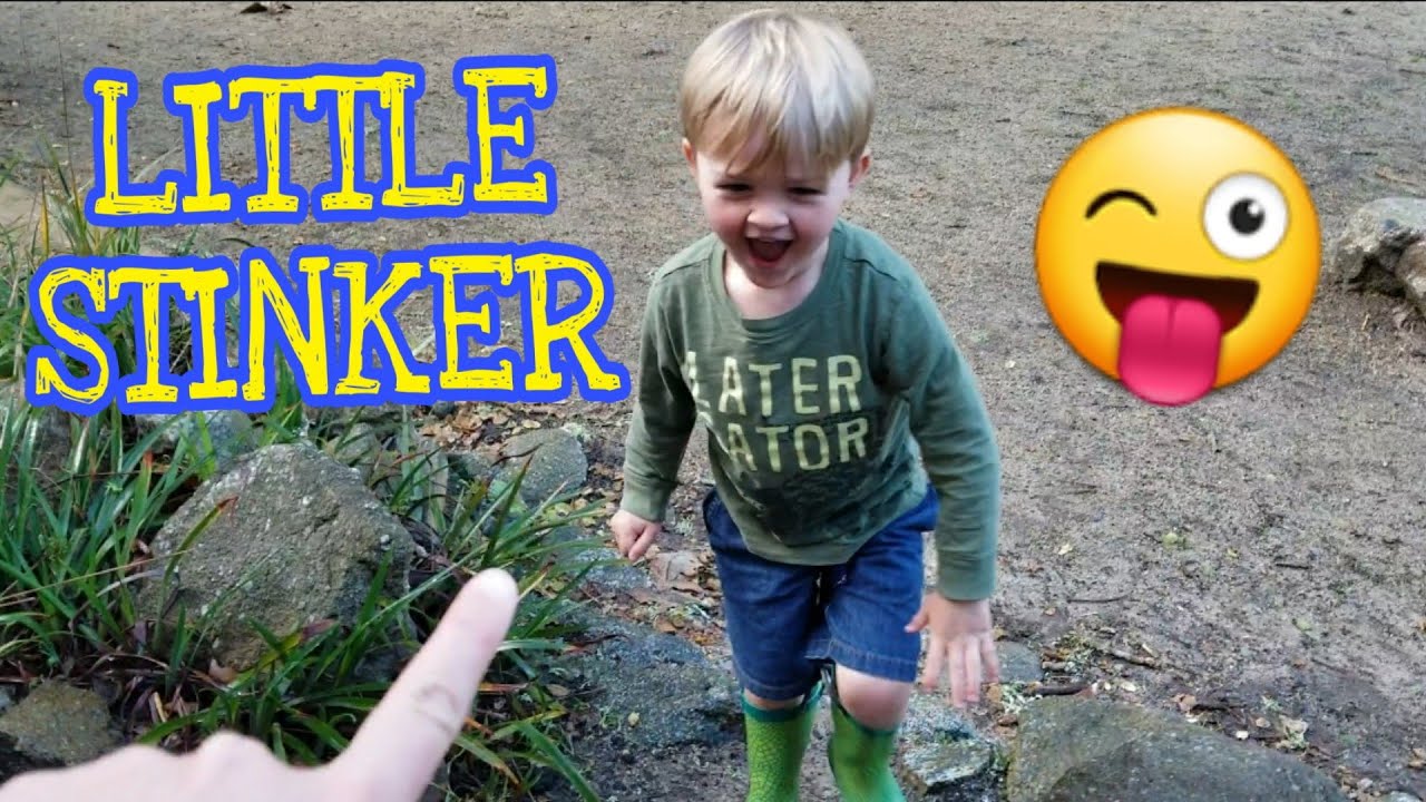 LITTLE STINKER ATTACKS 😜 - YouTube