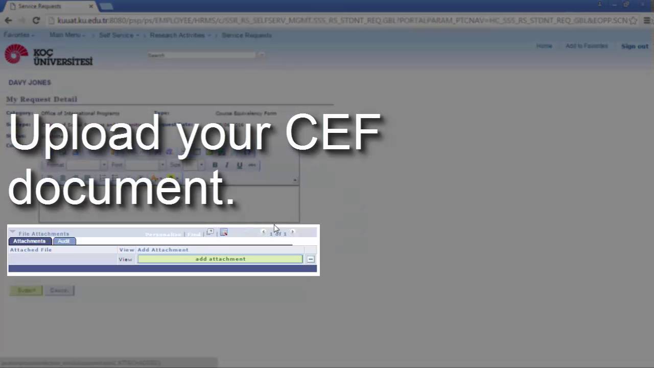 How To Submit Course Equivalency Form (CEF) - YouTube