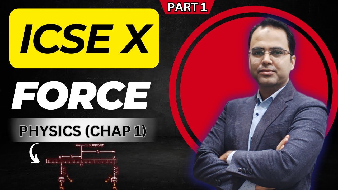 Class 10 ICSE Physics : Force | Chapter 1| Moment Of Force (PART1 ...