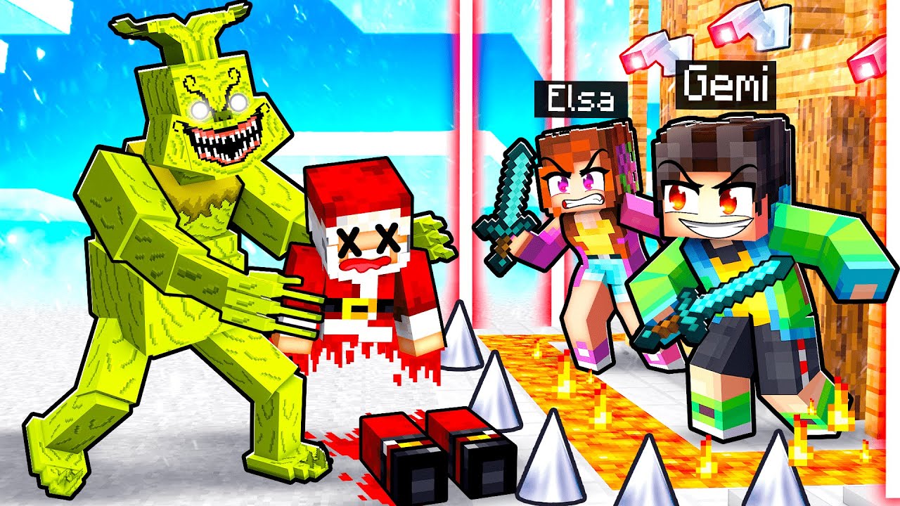 LE GRINCH vs BASE SÉCURISÉE sur Minecraft ! - YouTube