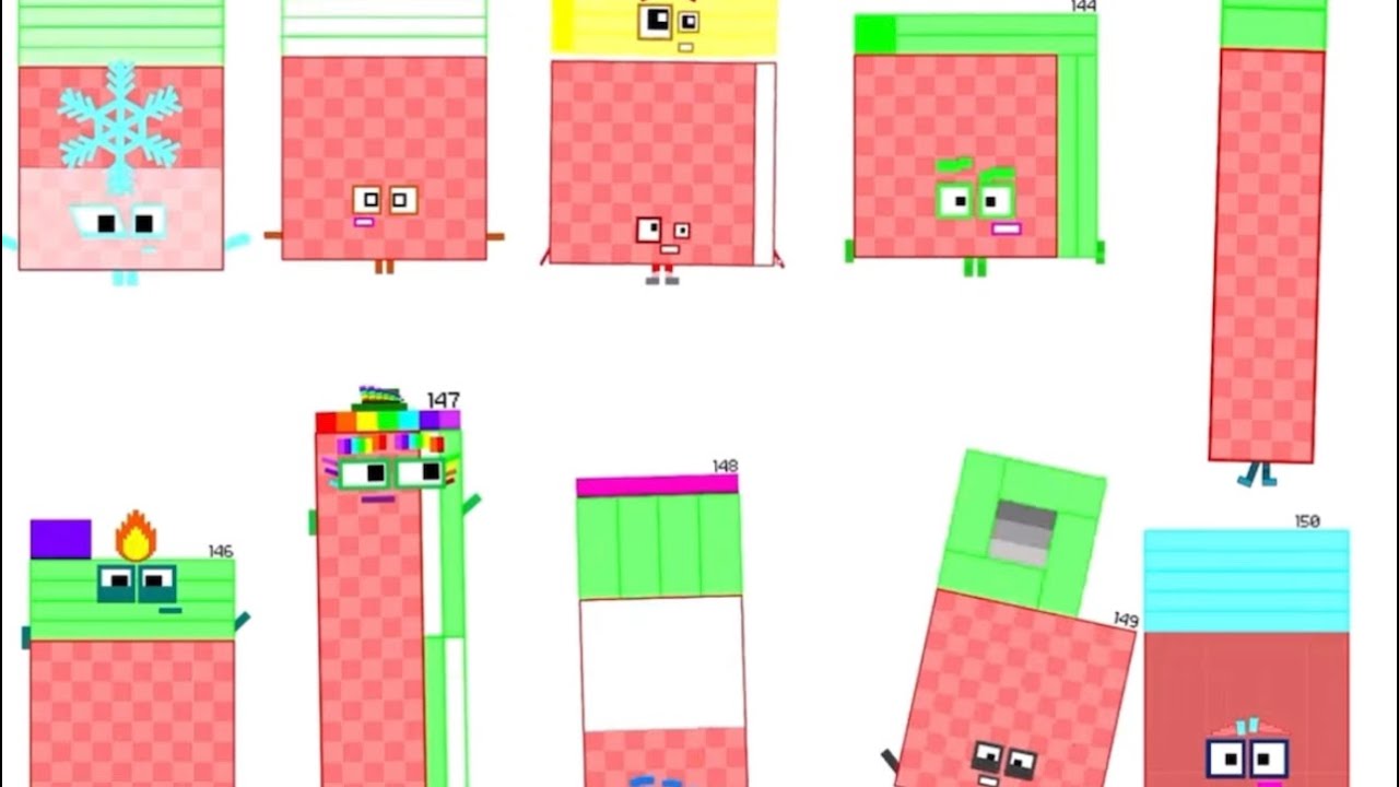 Numberblocks Band Retro 141-150 (Each Sound for @Trioctoblock24) - YouTube