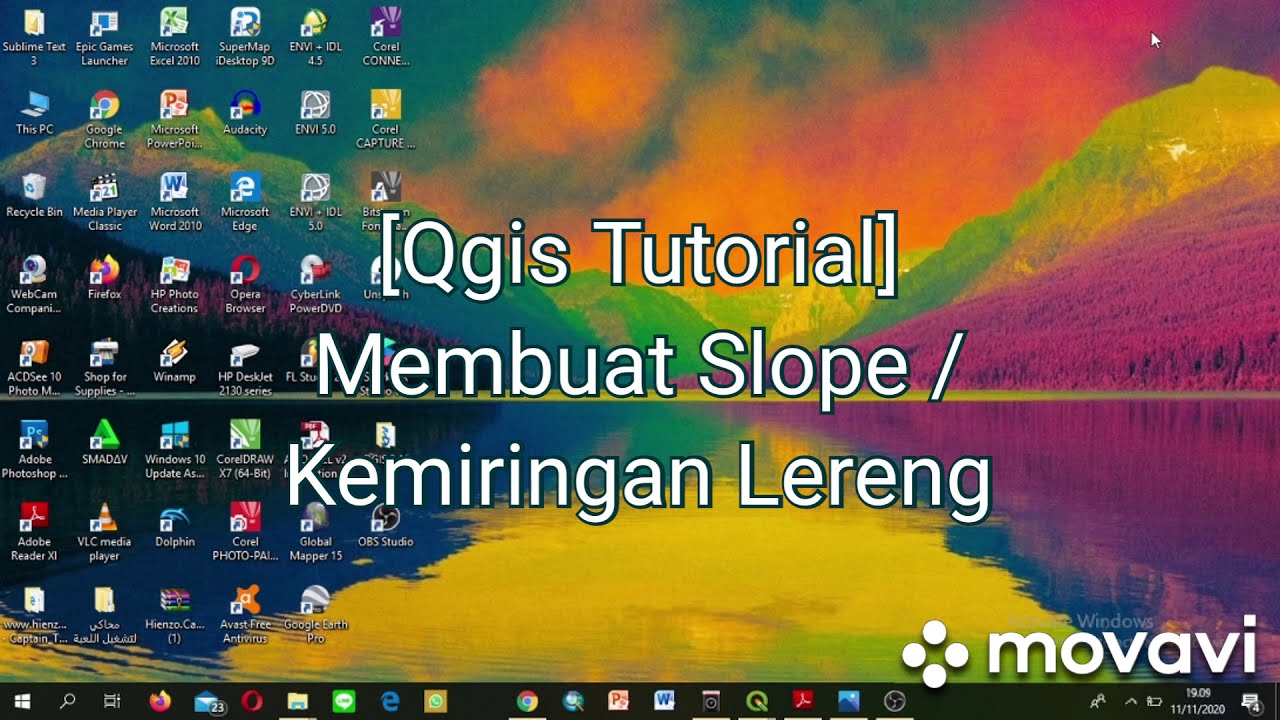 [QGIS Tutorial] Membuat Peta Slope / Kemiringan Lereng dengan QGIS ...
