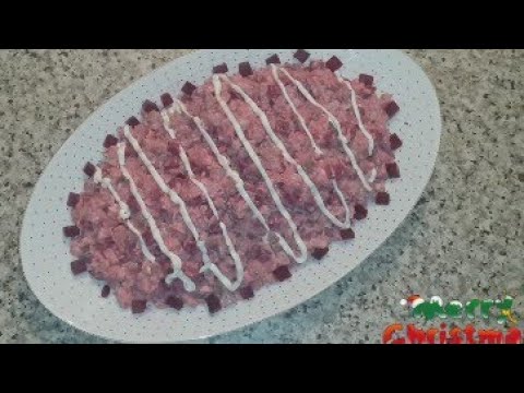 *YENİ İL* süfrələrinə özəl fərqli Çuğundur Salatı