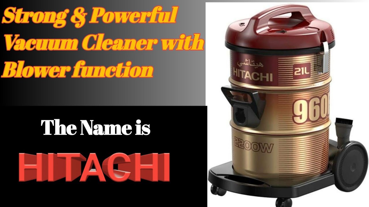 Hitachi Vacuum Cleaner CV-960F. - YouTube