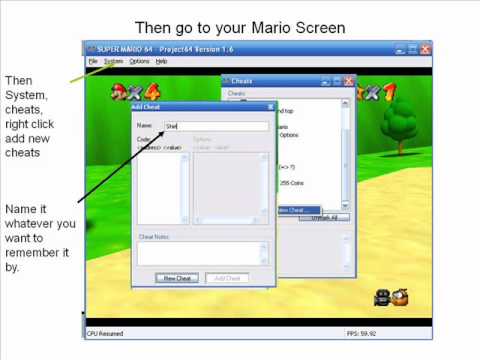 How To Change Marios Colour in Project 64 - YouTube
