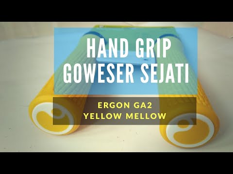 REVIEW Handgrip ERGON GA2 Yellow Mellow Kuning - - YouTube