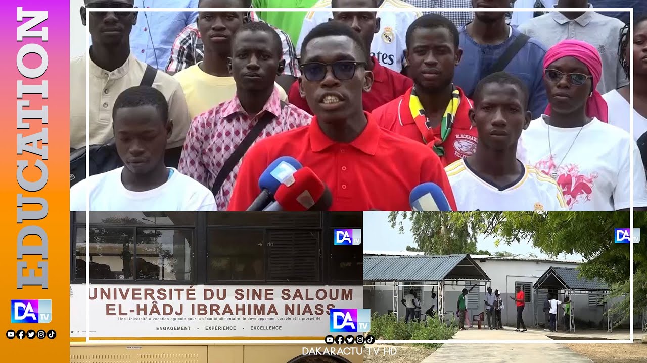 Kaolack: Les étudiants de l'USSEIN exigent la réouverture des campus ...