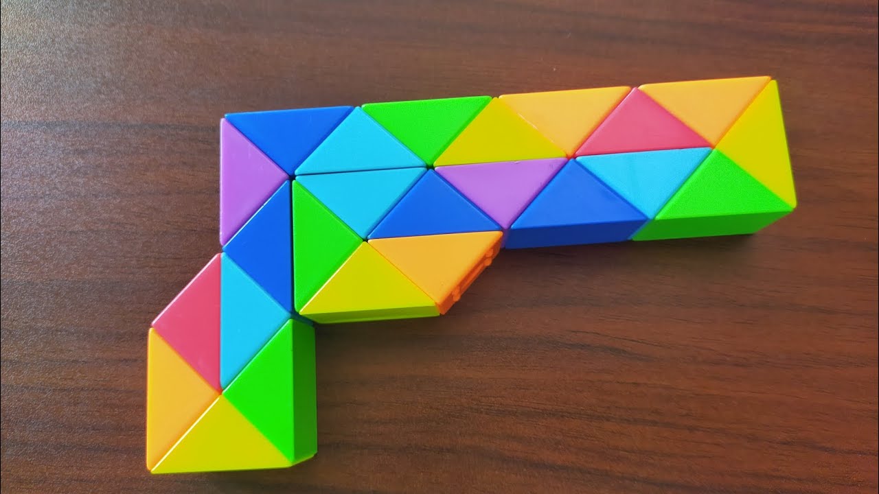 How to make a gun with a Snake Cube - YouTube