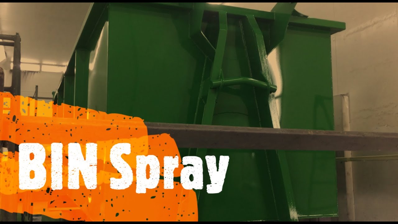 BIN Spray painting - YouTube