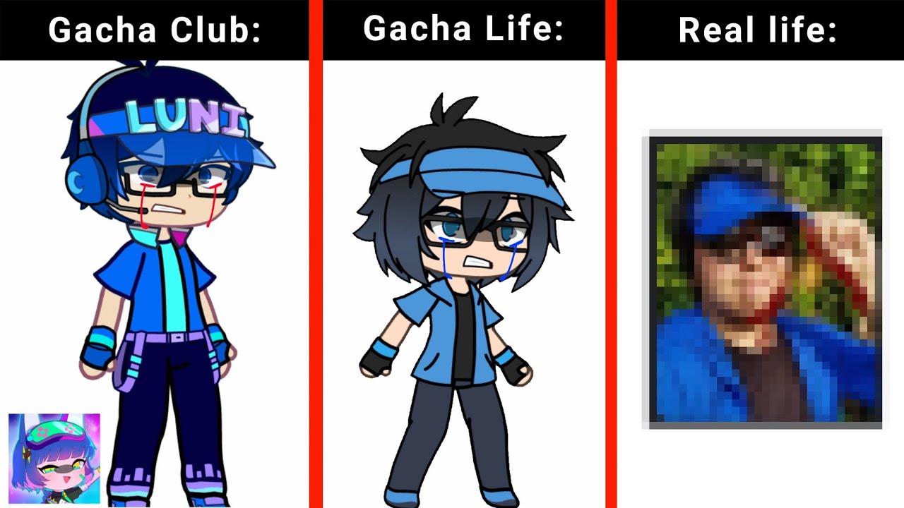 Luni's Oc in Different Apps be like: 😰 - YouTube