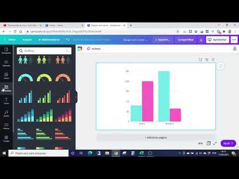 Gráficos Simples no Canva - YouTube