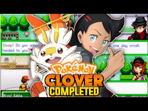 Pokemon Clover Completed GBA Game With 2 Regions,Gen8 Battle Style ...