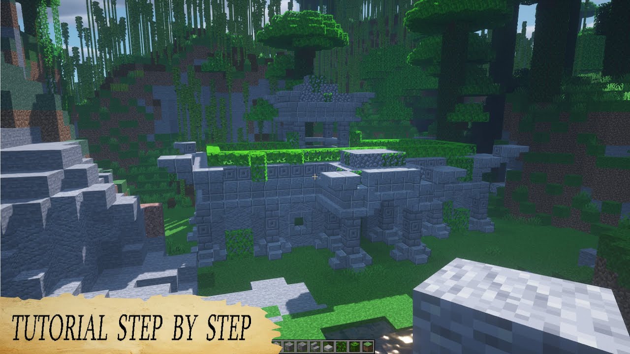 MINECRAFT: how to build a SIMPLE AZTEC HOUSE - YouTube