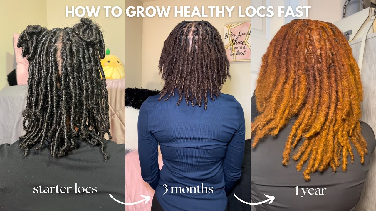 HOW TO GROW HEALTHY LOCS FAST - YouTube