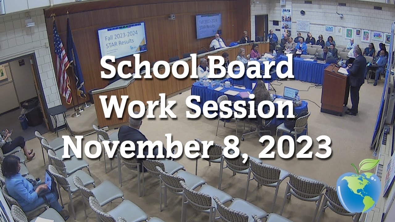 School Board Work Session: 11-8-23 - YouTube