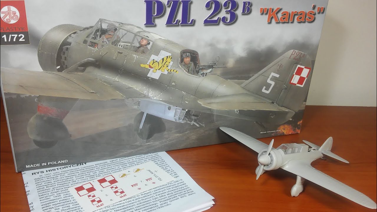 PZL 23b Karaś Polski Lekki Bombowiec Unboxing / Recenzja modelu od ...