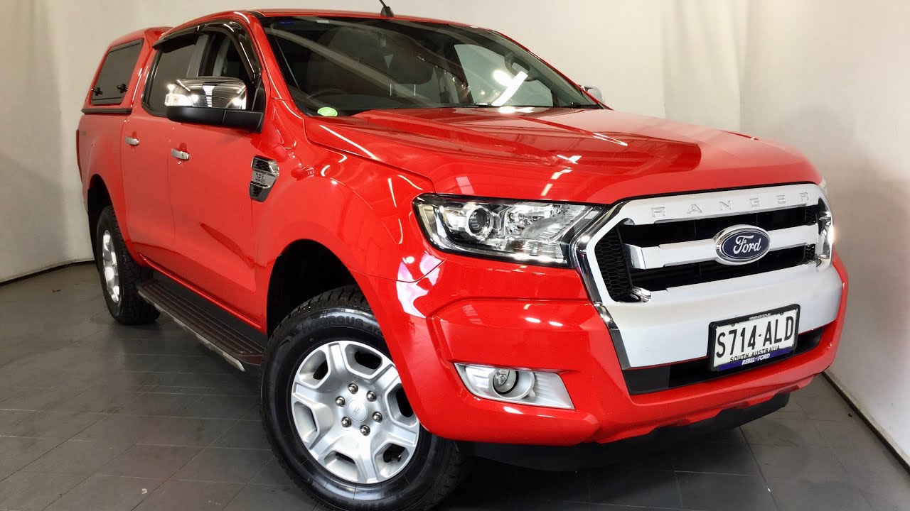 Ford Ranger XLT Double Cab 4x2 Hi-Rider Red Stk No. 66336 - YouTube