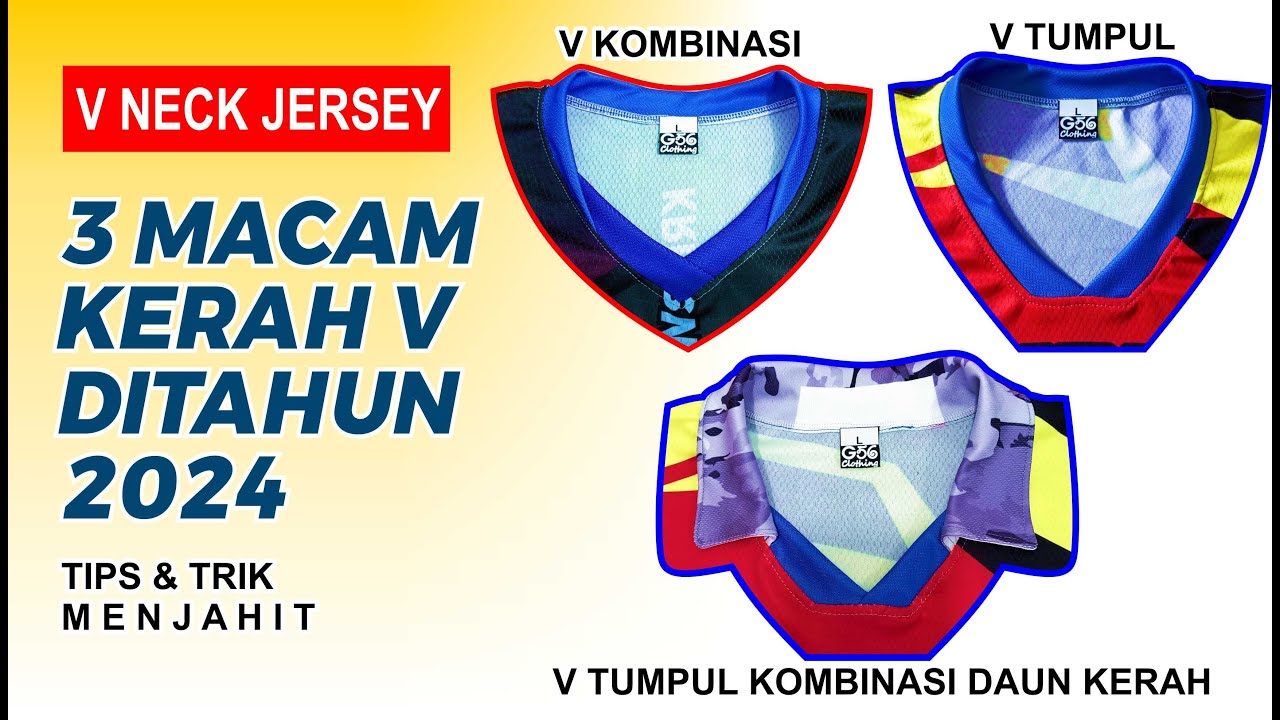 Kerah V neck Jersey update 2024 - YouTube