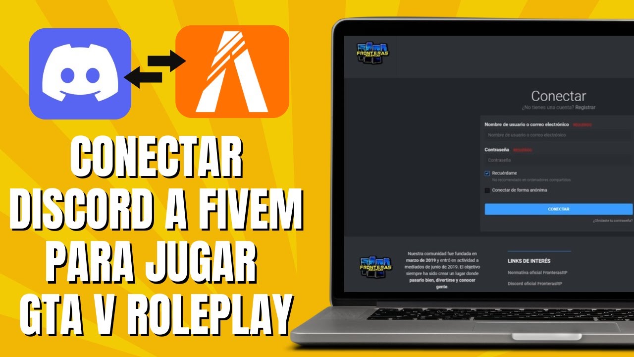 Cómo CONECTAR Discord A Fivem Para Jugar GTA V Roleplay - YouTube