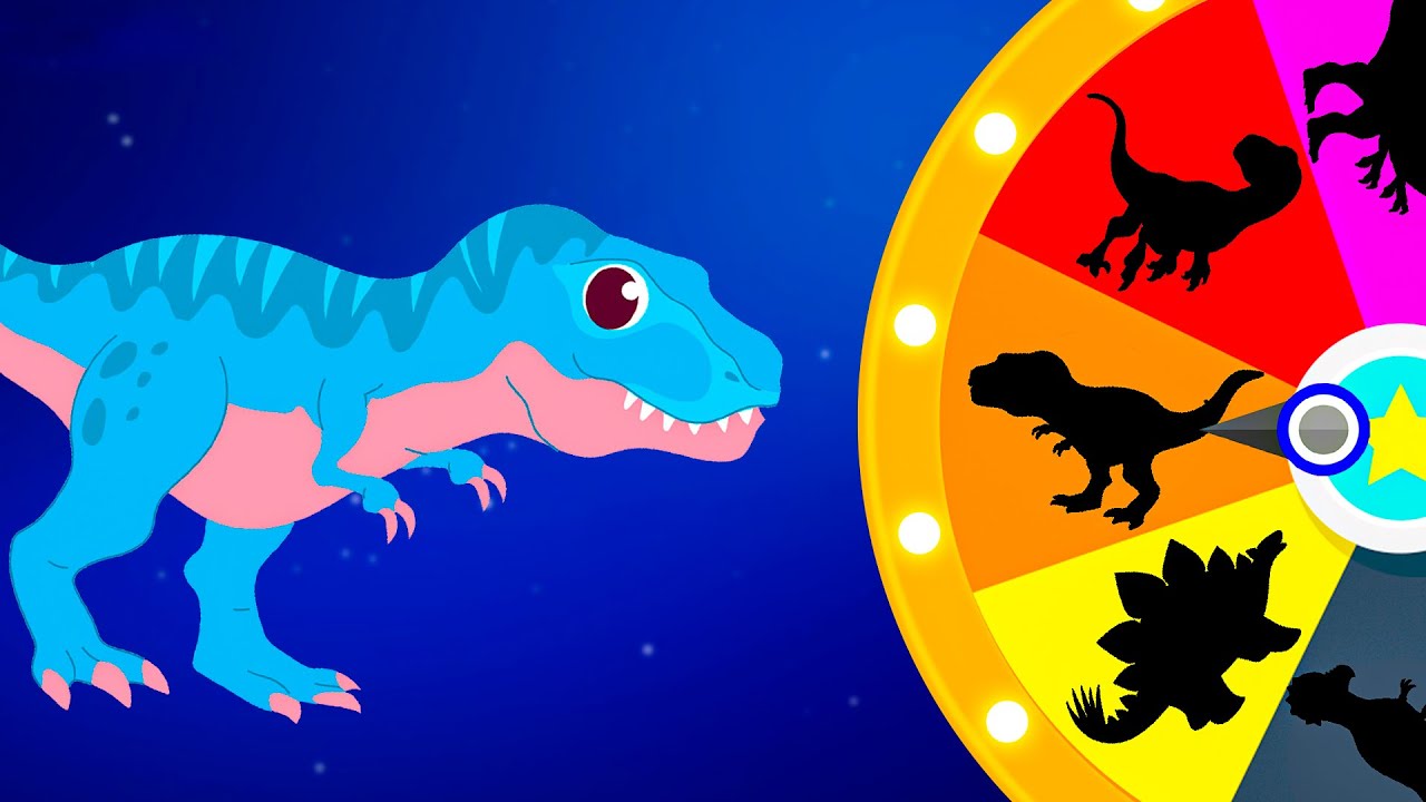 Can You Guess What Dinosaur You Are?| Colorful Roulette Game for Kids ...