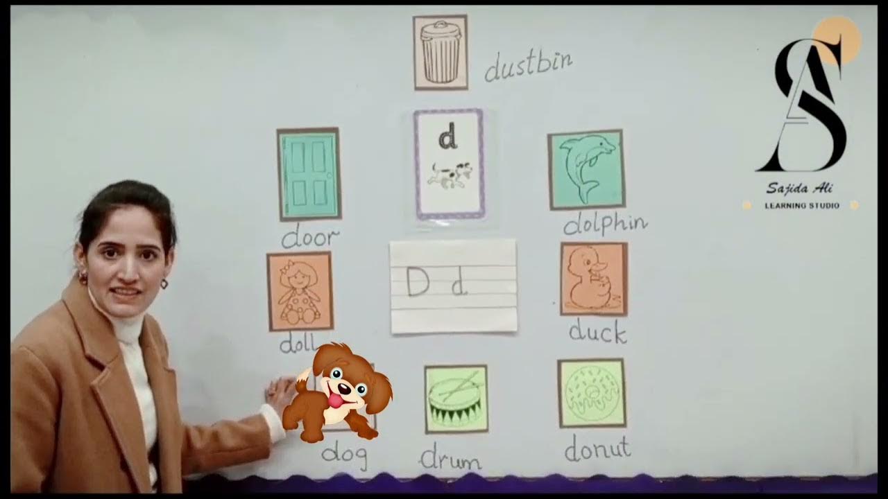 Learn letter Dd for kids|Introduction of letter Dd|Learn to read and ...