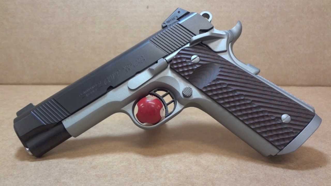 Colt Commander Lightweight .38 Super with Gunmetal Grey & Graphite ...