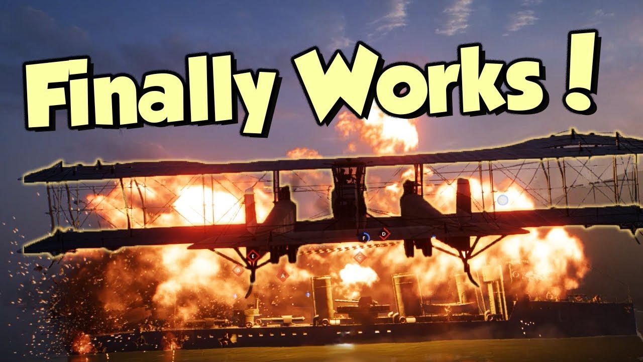 Torpedo Bomber vs NEW L-Class Destroyer - BF1 Turning Tides DLC - YouTube