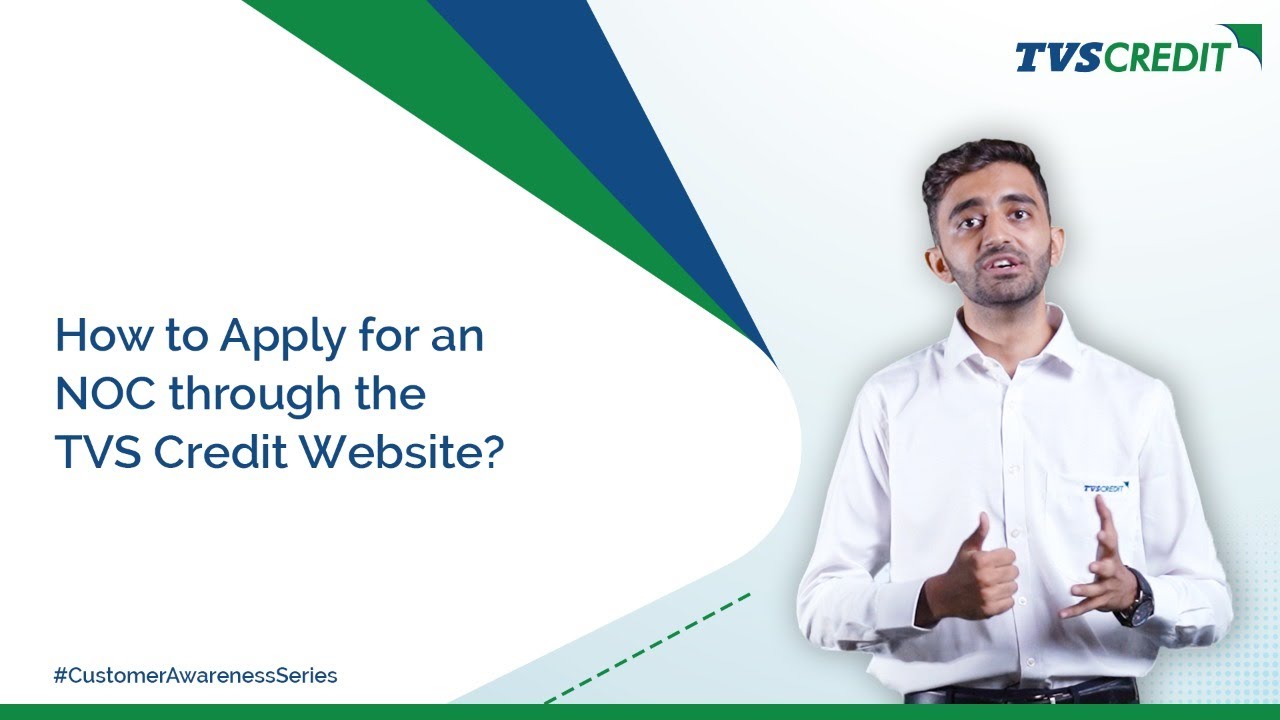TVS Credit | Steps to apply for a NOC through the TVS Credit Website ...