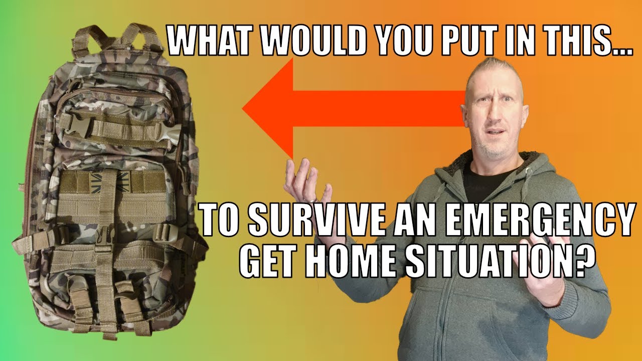 Building a Get Home Bag - Prepper Survival Kit to make the journey home ...
