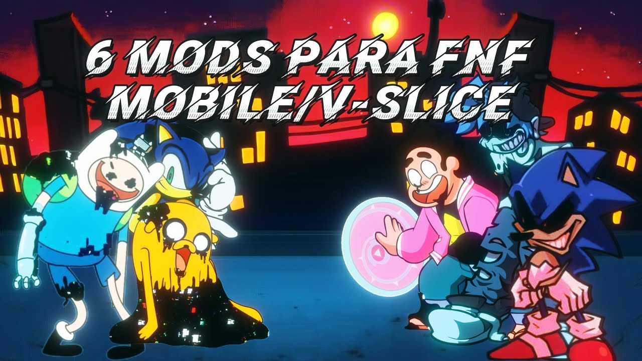 6 Mods Para FNF Mobile/V-Slice - YouTube