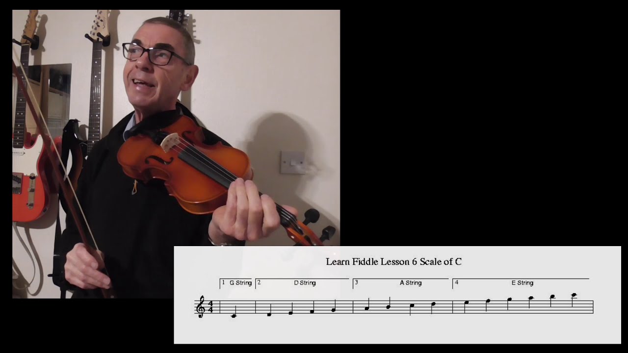 Learn to play fiddle - Beginners Lesson 6 - YouTube