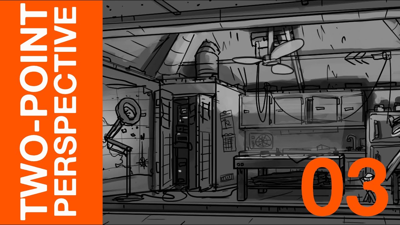 Perspective Drawing - 03: Two Point Perspective - YouTube