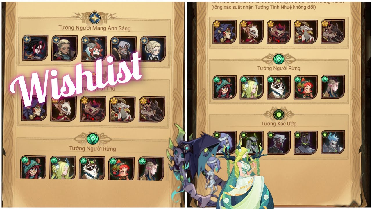 Afk Arena | Newbie giai đoạn Map 1 - 20 - Danh sách mong muốn, những ...