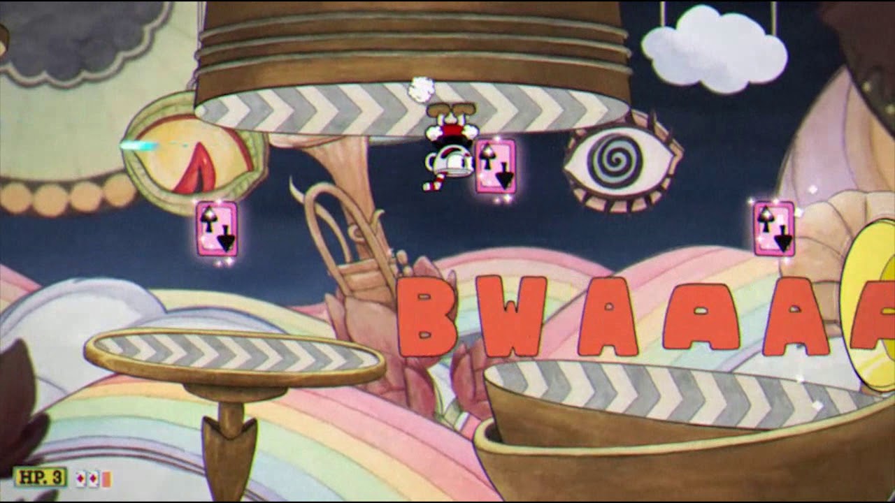 Cuphead with Alternate Music - Funhouse Frazzle - YouTube