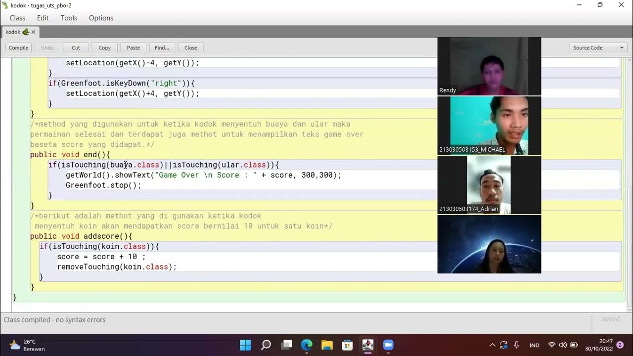 Tugas Project 2 - Greenfoot - YouTube