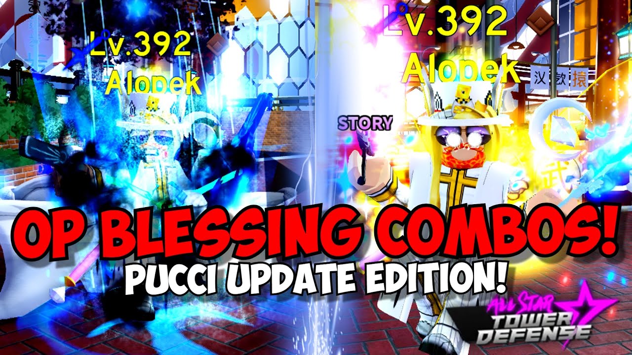 The New Best Blessing Combos in All Star Tower Defense! (Pucci Update ...