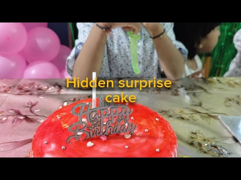 Hidden surprise cake. - YouTube