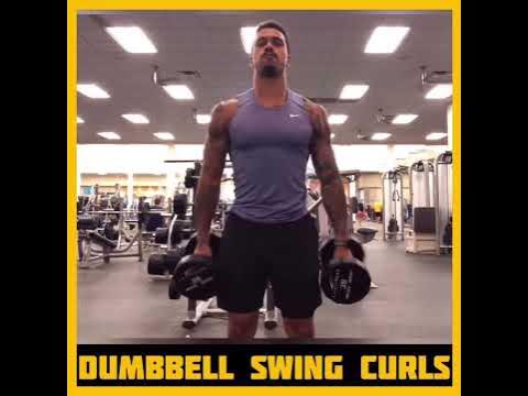 Dumbbell Swing Curls - YouTube