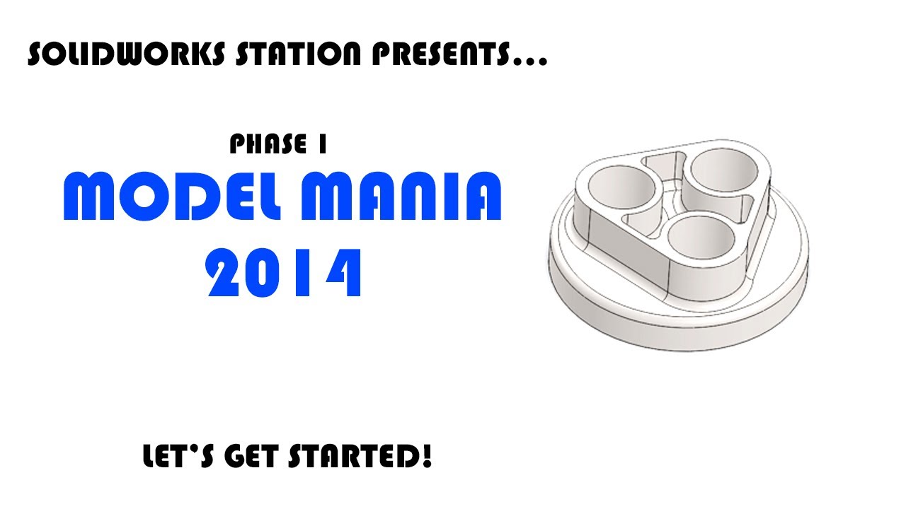 Solidworks Station Model Mania 2014 Phase 1 - YouTube