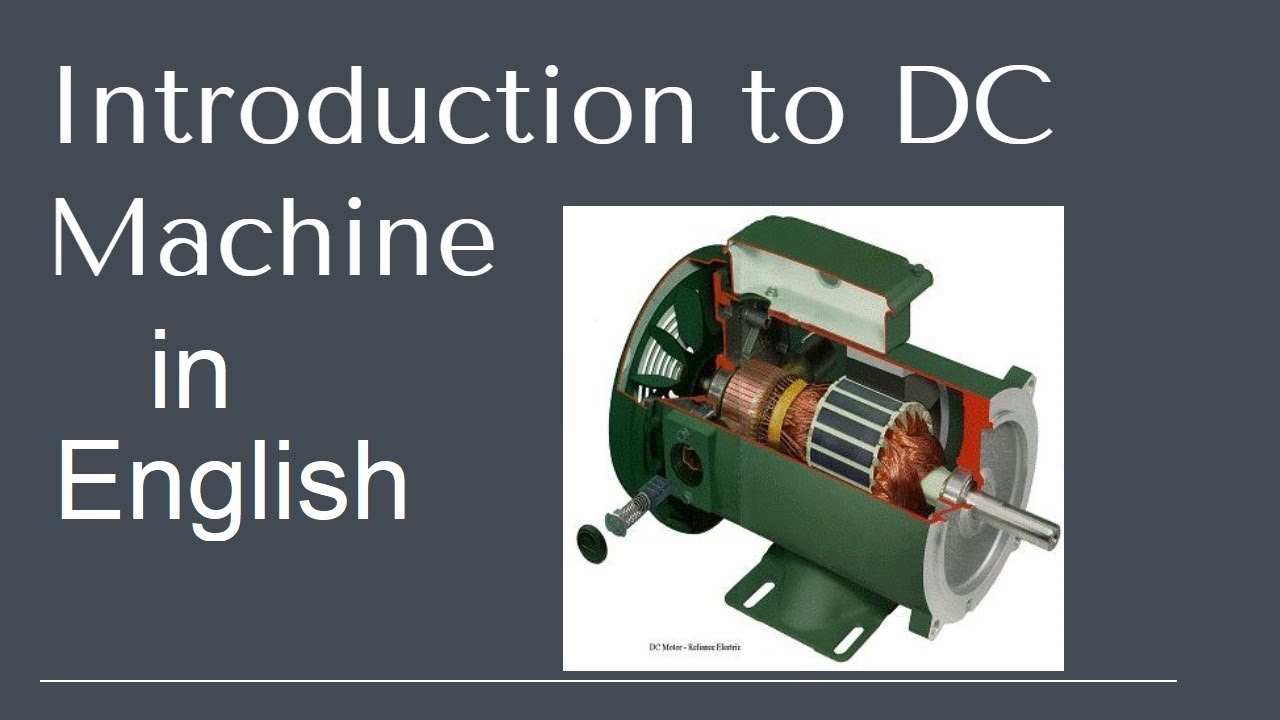 #193 Construction of DC machine in Engilish - YouTube